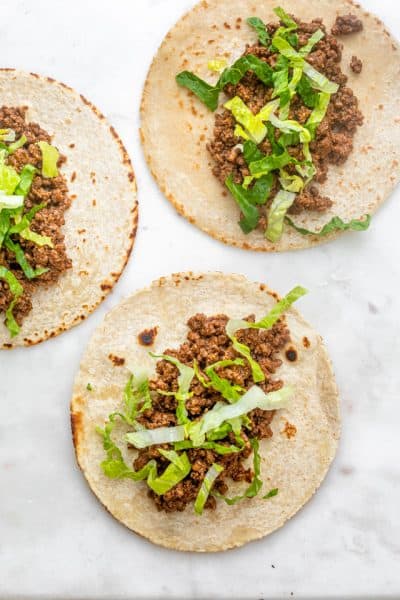 Ground Beef Tacos {Easy 10 Minute Recipe!} - Feel Good Foodie