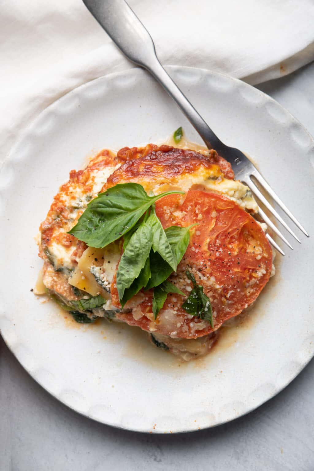 Heirloom Tomato Lasagna Recipe - Feel Good Foodie