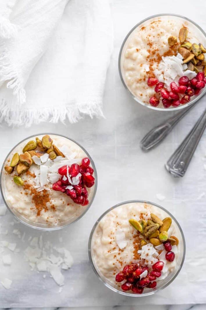 Almond Milk Rice Pudding [Vegan!] - Feel Good Foodie