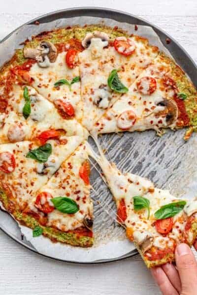 Broccoli Pizza Crust {Gluten Free Recipe} - Feel Good Foodie