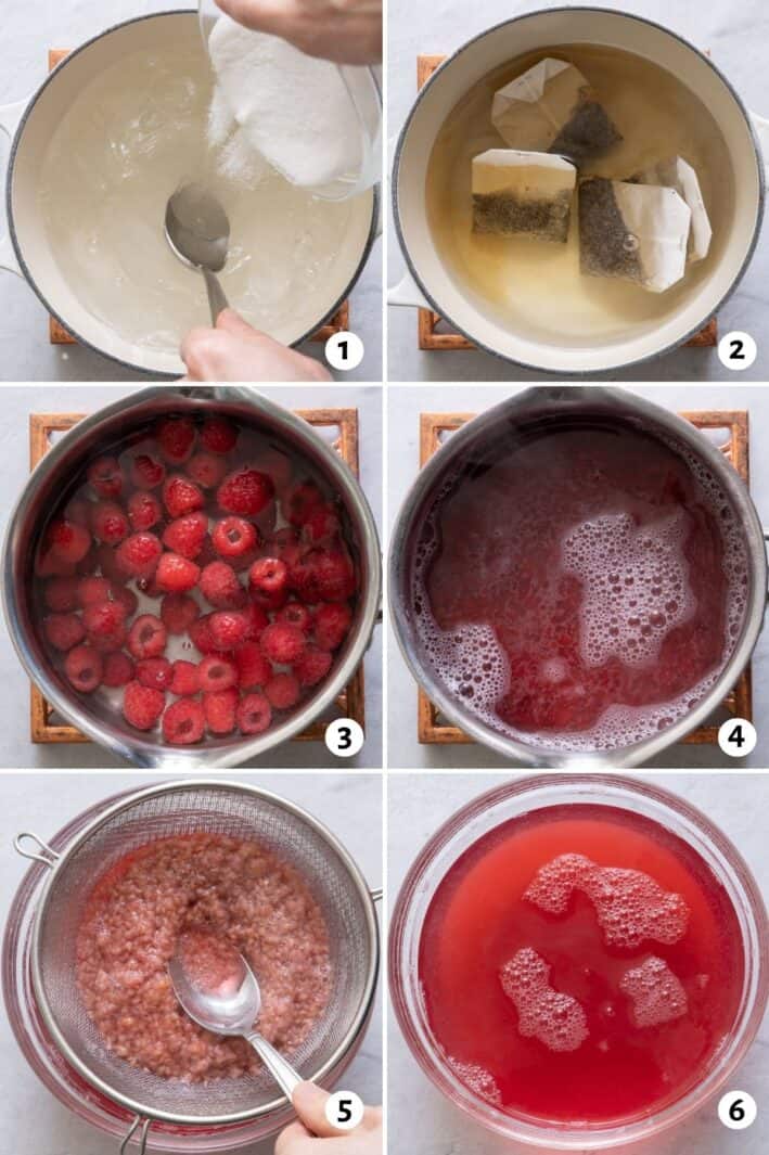 Fresh Raspberry Iced Tea {Homemade Recipe} - Feel Good Foodie