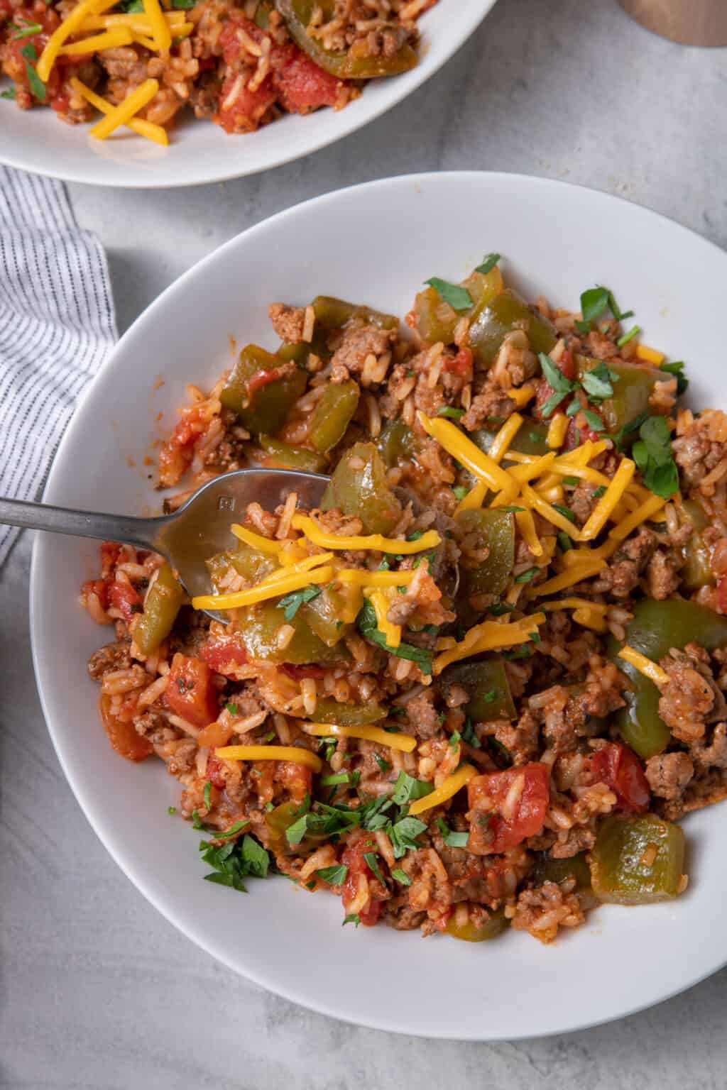 Unstuffed Peppers {Easy One Pot Recipe}
