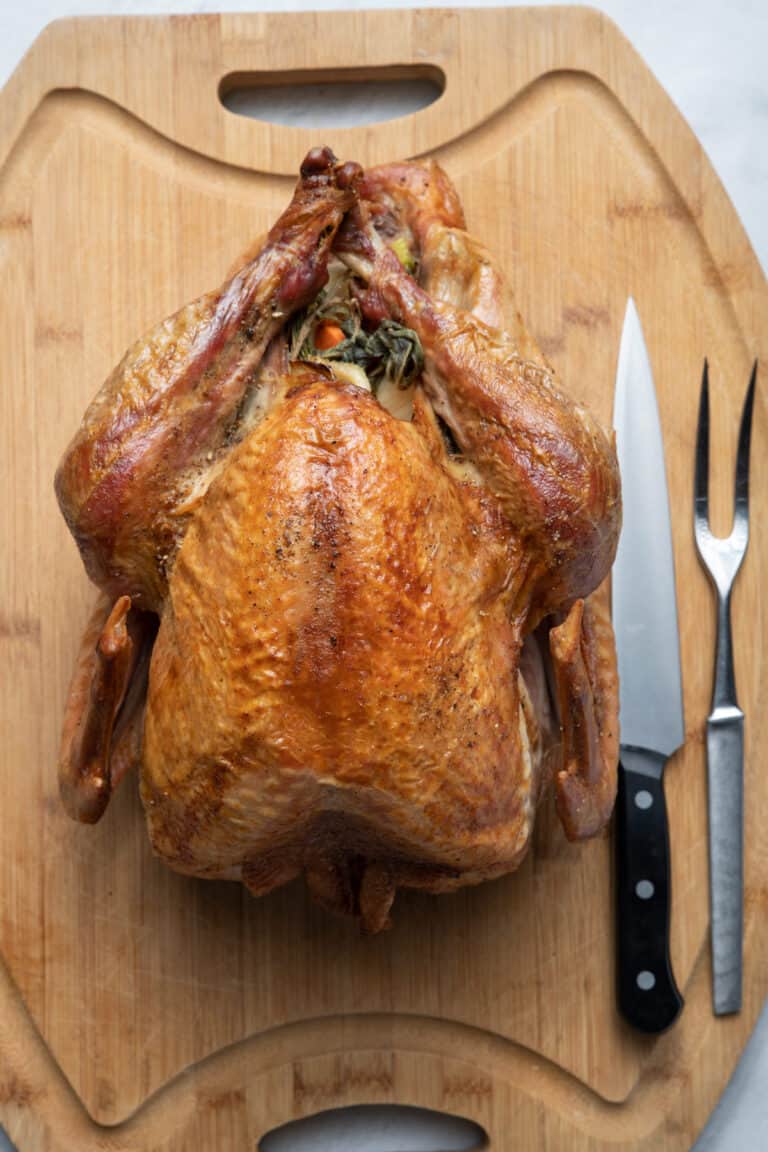 How to Carve a Turkey {Step-by-Step Photos} - Feel Good Foodie