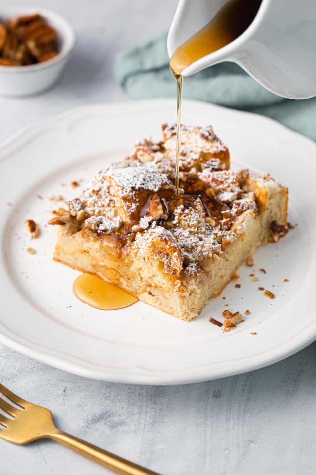Easy Overnight French Toast Casserole - Feel Good Foodie