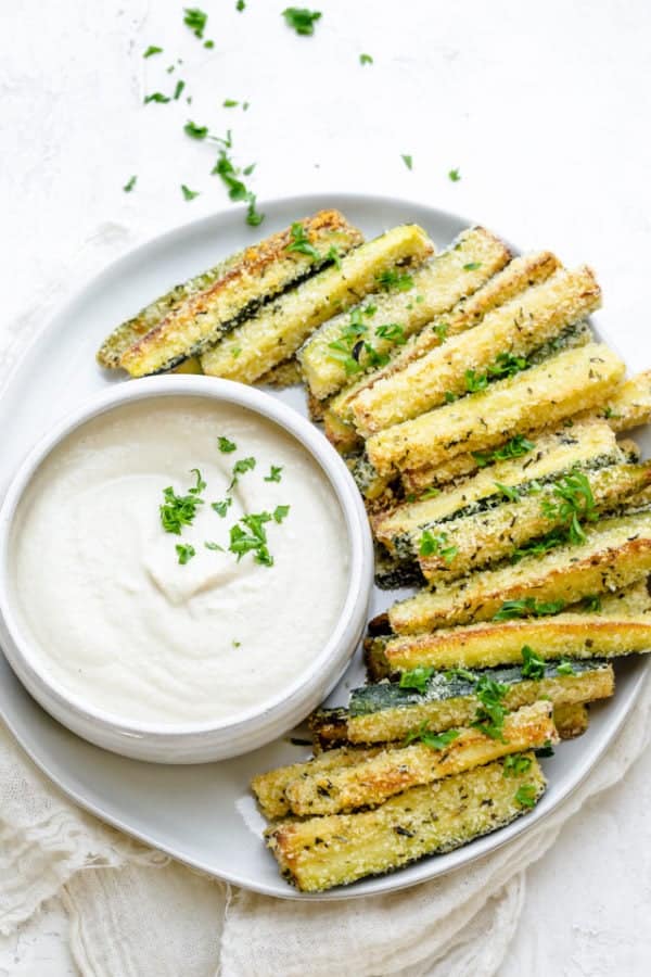 Baked Zucchini Fries - Feel Good Foodie