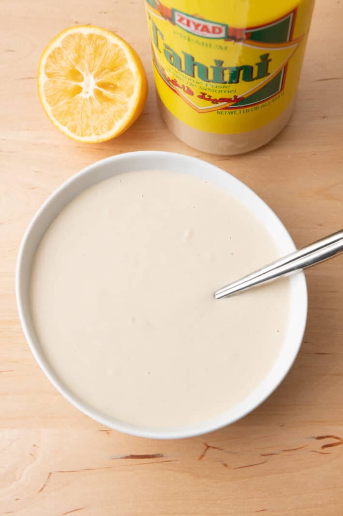 The BEST Authentic Tahini Sauce Recipe - Feel Good Foodie