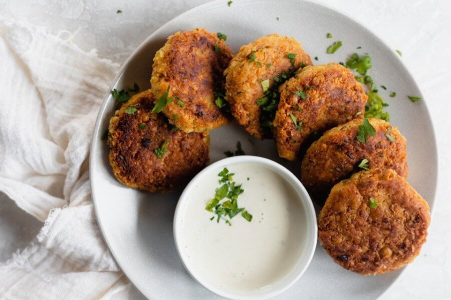 Chickpea Fritters Recipe {Great For Meal Prep}