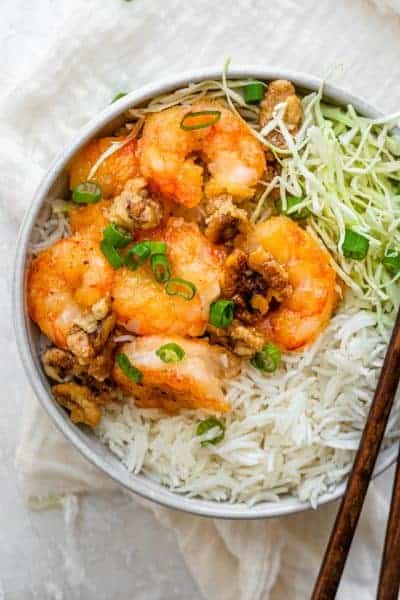 Honey Walnut Shrimp {HEALTHY Version} - Feel Good Foodie