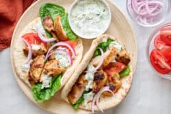 Chicken Gyro Recipe With Tzatziki