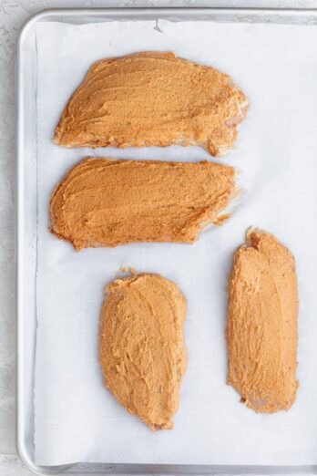 Hummus Crusted Chicken Recipe {Oven Baked}