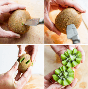 How to Cut a Kiwi [Step-by-Step Tutorial} - Feel Good Foodie