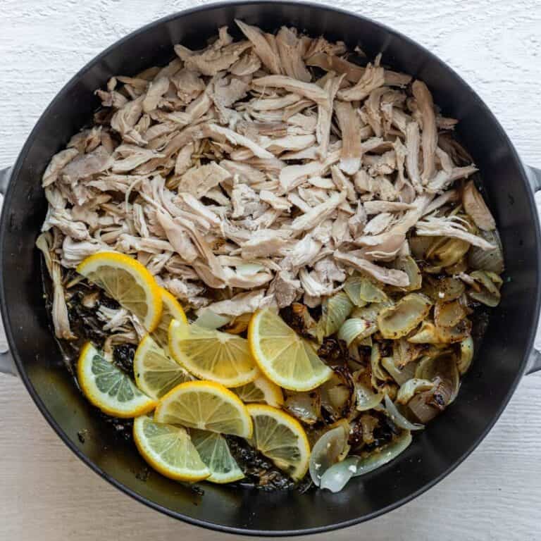 Authentic Lebanese Molokhia (Jute Leaf Stew)