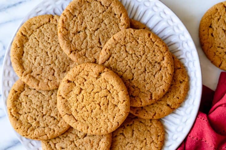 Gingersnap Cookies Recipe Soft and Chewy