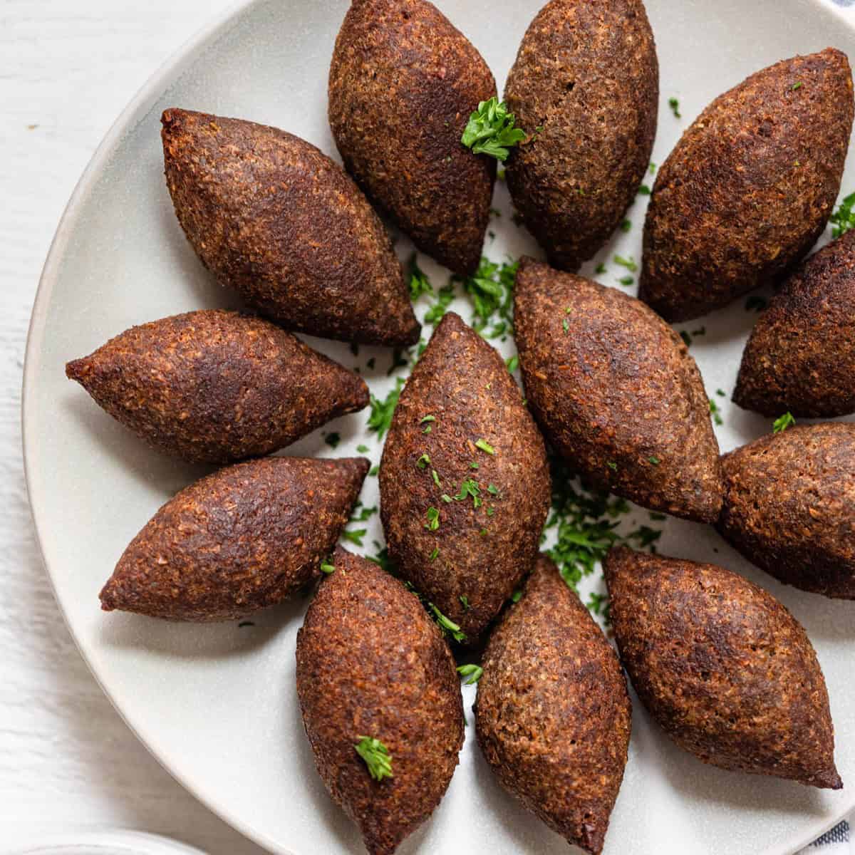 Lebanese Kibbeh Balls {Authentic Recipe} - Feel Good Foodie