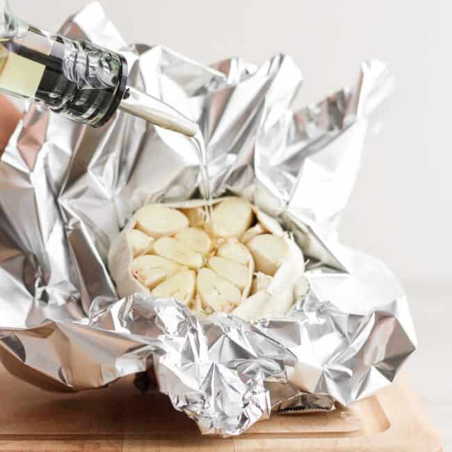 Roasted Garlic Recipe Whole Bulbs, 3 Minute Prep