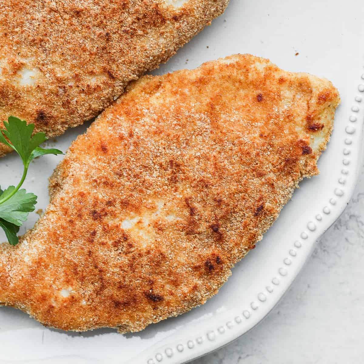 How to Bread Chicken {Step-By-Step Tutorial} - Feel Good Foodie