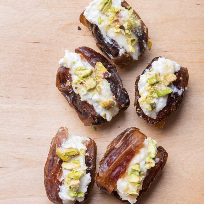 Stuffed Dates Recipe with 4 Stuffing Variations