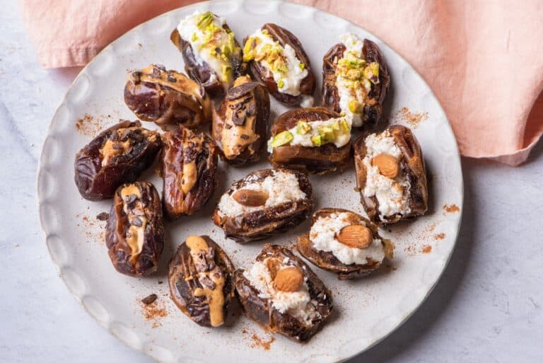 Stuffed Dates Recipe with 4 Stuffing Variations