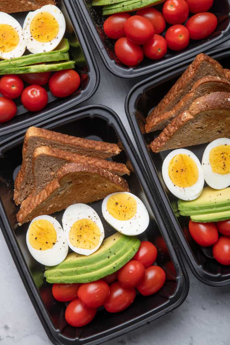 Avocado And Egg Meal Prep Make Ahead Breakfast Feel Good Foodie