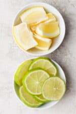 How to Cut Lemons or Limes in Wedges or Slices