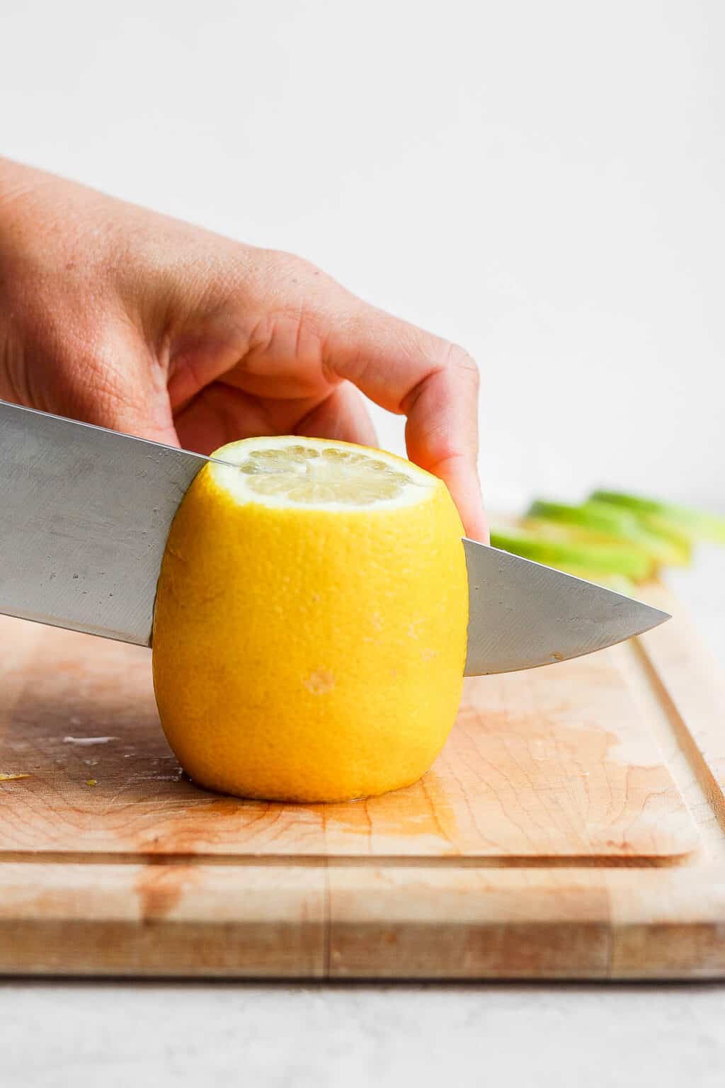 How to Cut Lemons & Limes {Easy Tutorial} - Feel Good Foodie