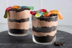 Easy Dirt Pudding Recipe with Gummy Worms