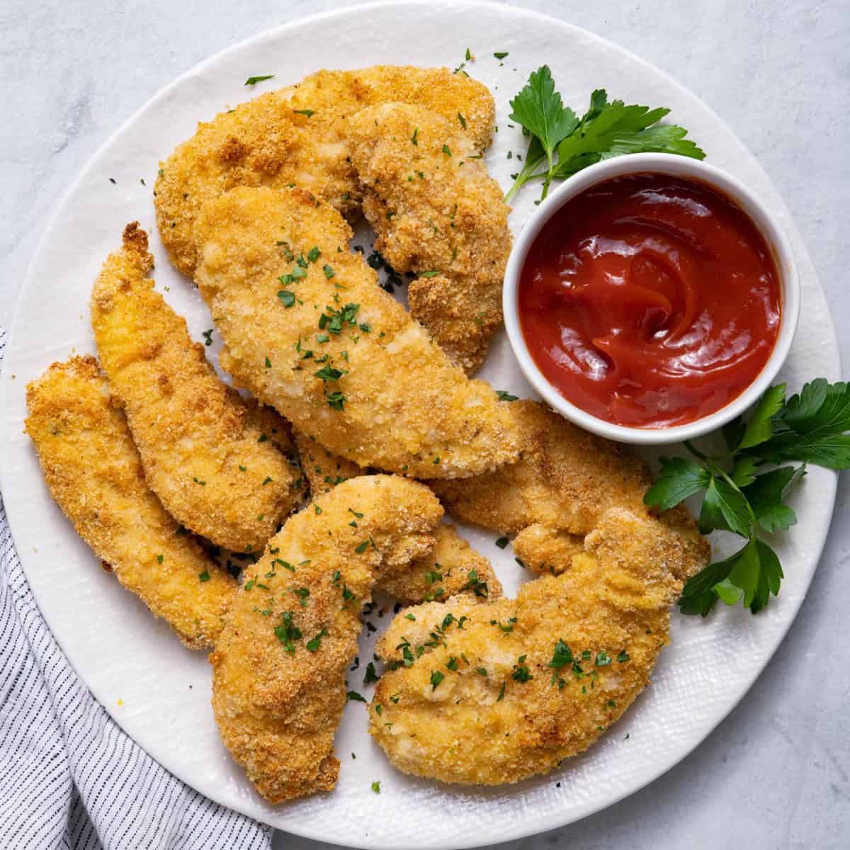 Oven Fried Chicken Tenders Recipe