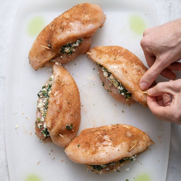 Spinach and Feta Stuffed Chicken Recipe