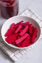 Pink Pickled Turnips {Lebanese Recipe!} - Feel Good Foodie