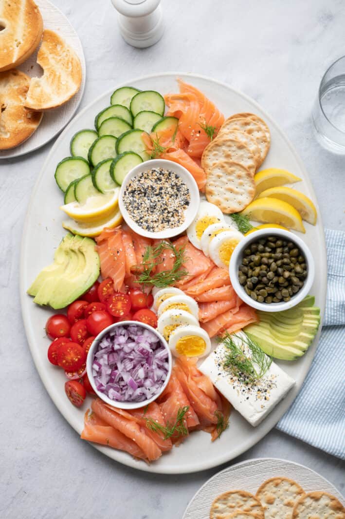 Smoked Salmon Platter Recipe (Salmon Board)