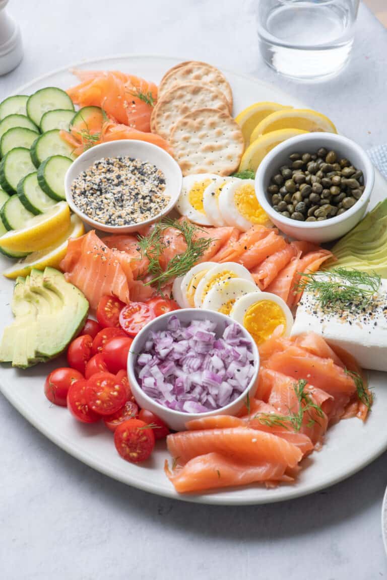 Smoked Salmon Platter Recipe (Salmon Board)