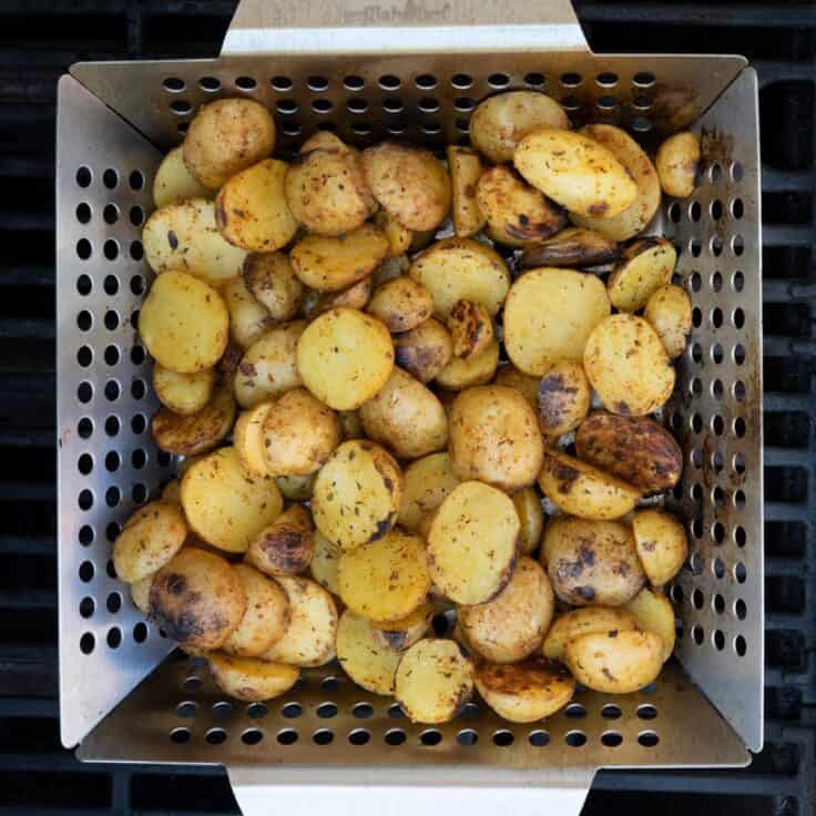 Grilled Potatoes Recipe Crispy Charred Outside