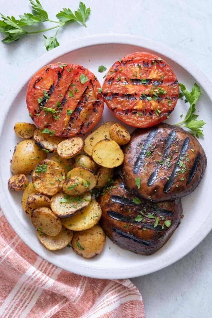 Grilled Potatoes Recipe Crispy Charred Outside
