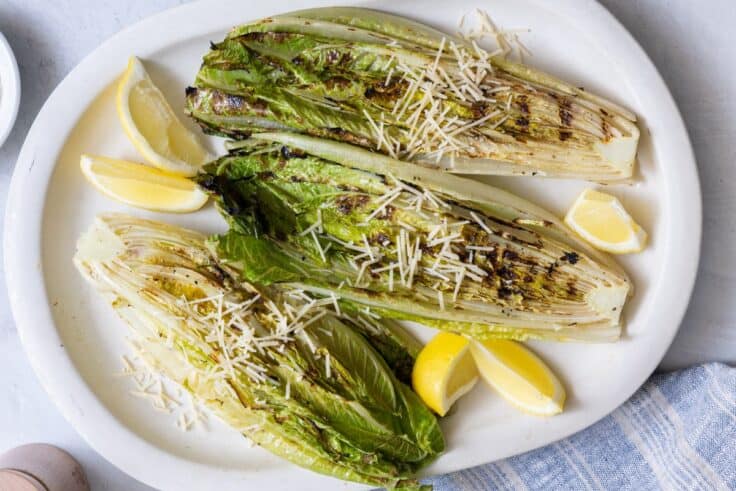 Grilled Romaine Lettuce Recipe 2 Minutes to Char