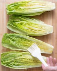 Grilled Romaine Lettuce Recipe 2 Minutes to Char