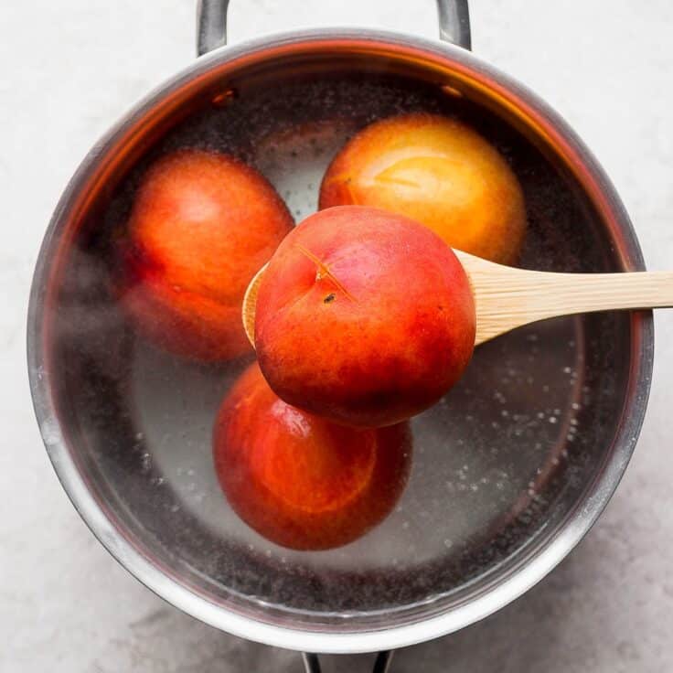 How to Peel Peaches Without Wasting Fruit