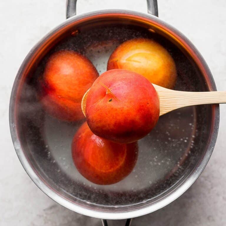 How to Peel Peaches Without Wasting Fruit