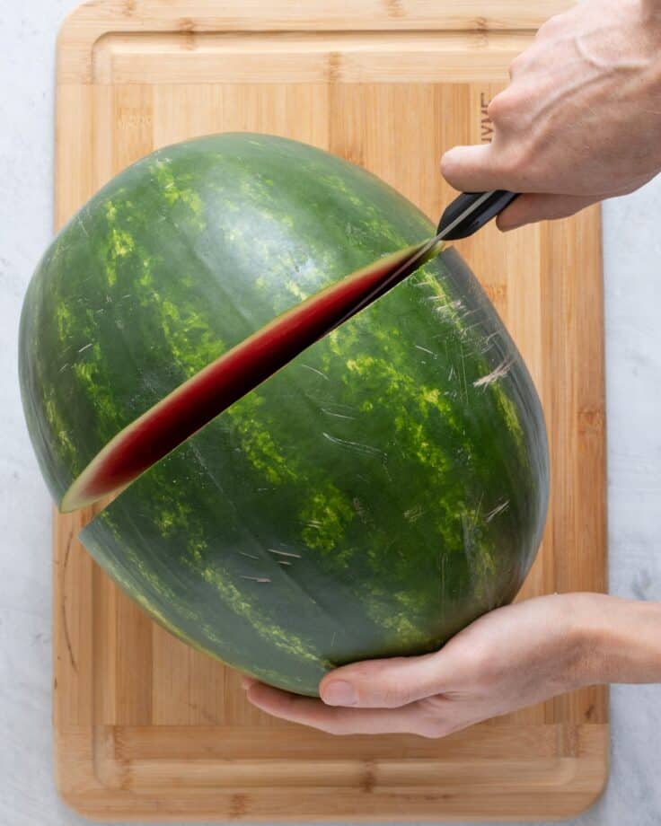 Watermelon Pizza Recipe with Fruit Topping