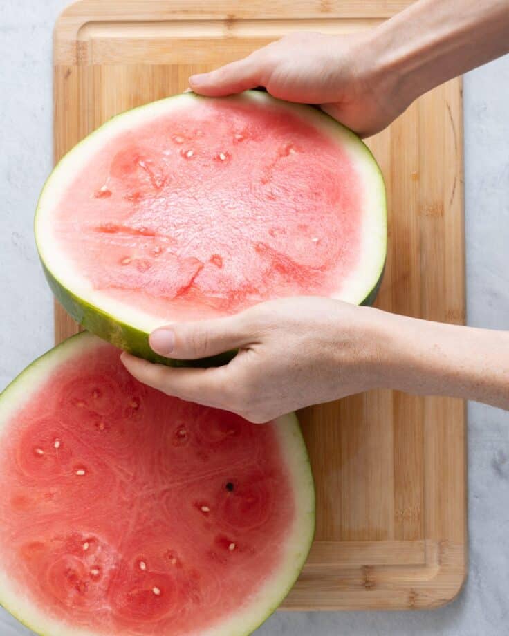 Watermelon Pizza Recipe with Fruit Topping