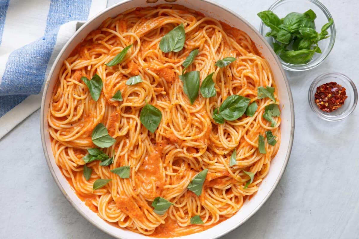 Roasted Red Pepper Pasta Recipe Easy to Make