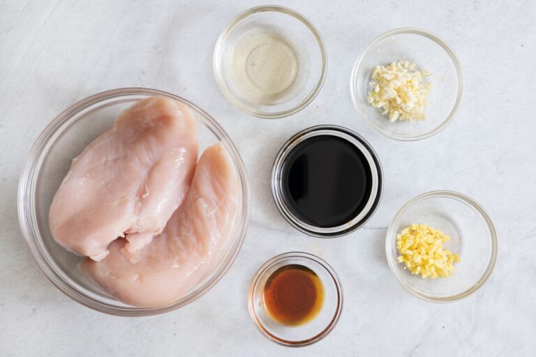 4 Chicken Marinade Recipes {Lemon, Soy Ginger, Fajita, and Honey Mustard}