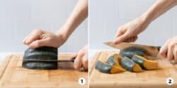 How to Cut Acorn Squash {5 Ways} - Feel Good Foodie