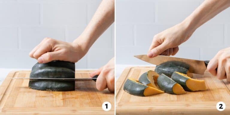 How to Cut Acorn Squash {5 Ways} - Feel Good Foodie