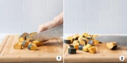 How to Cut Acorn Squash {5 Ways} - Feel Good Foodie