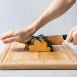 How to Cut Acorn Squash {5 Ways}