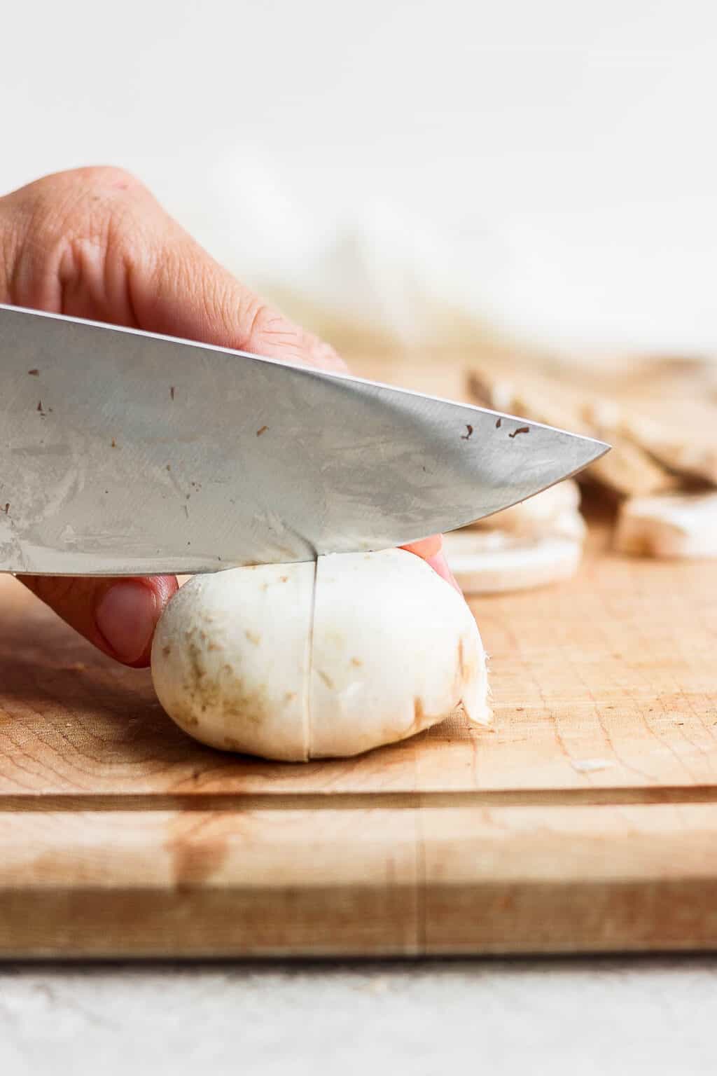 How to Cut Mushrooms