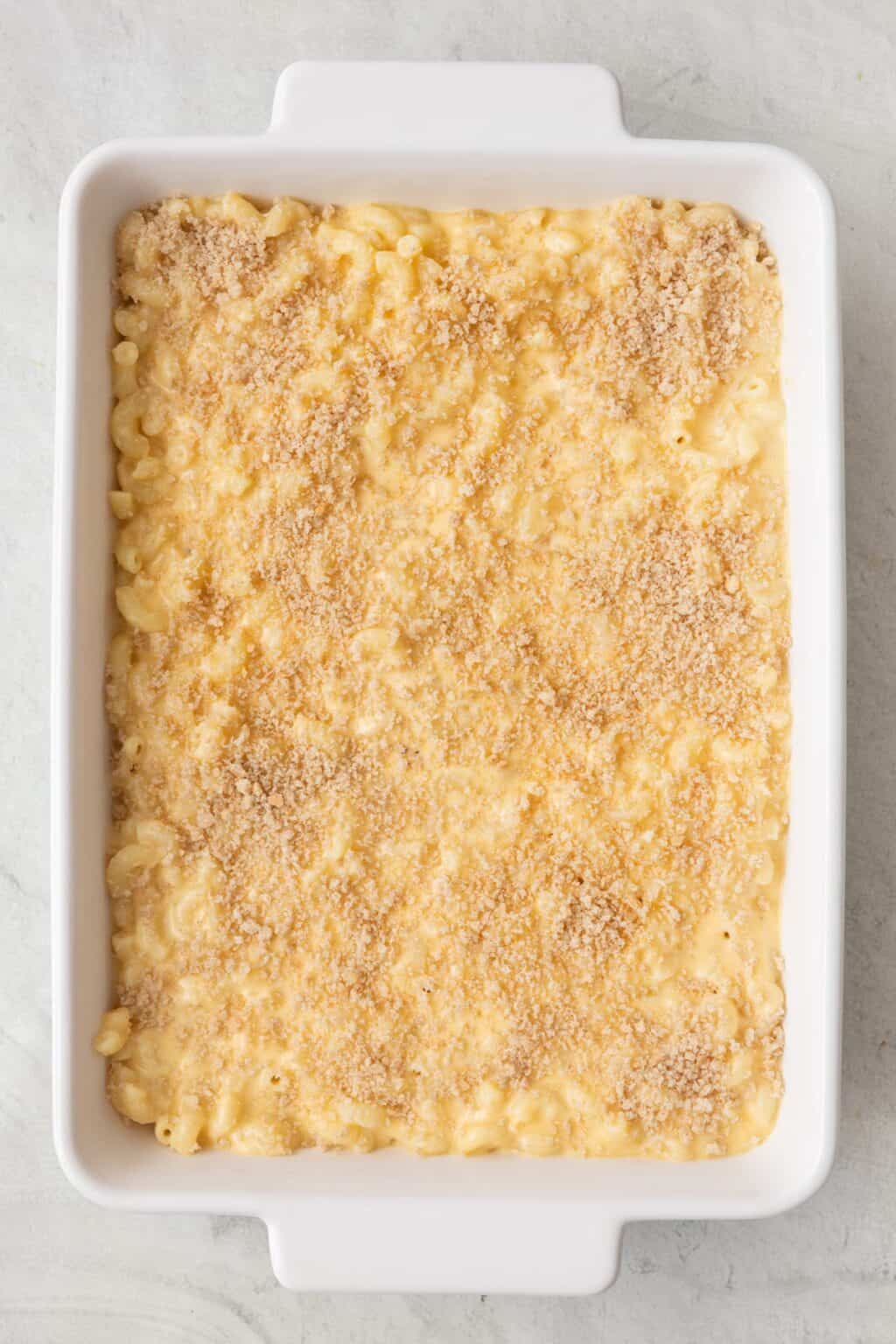 Baked Macaroni and Cheese Recipe with Crispy Topping