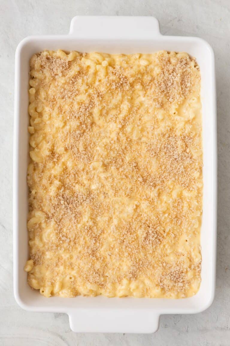 Baked Macaroni and Cheese Recipe with Crispy Topping