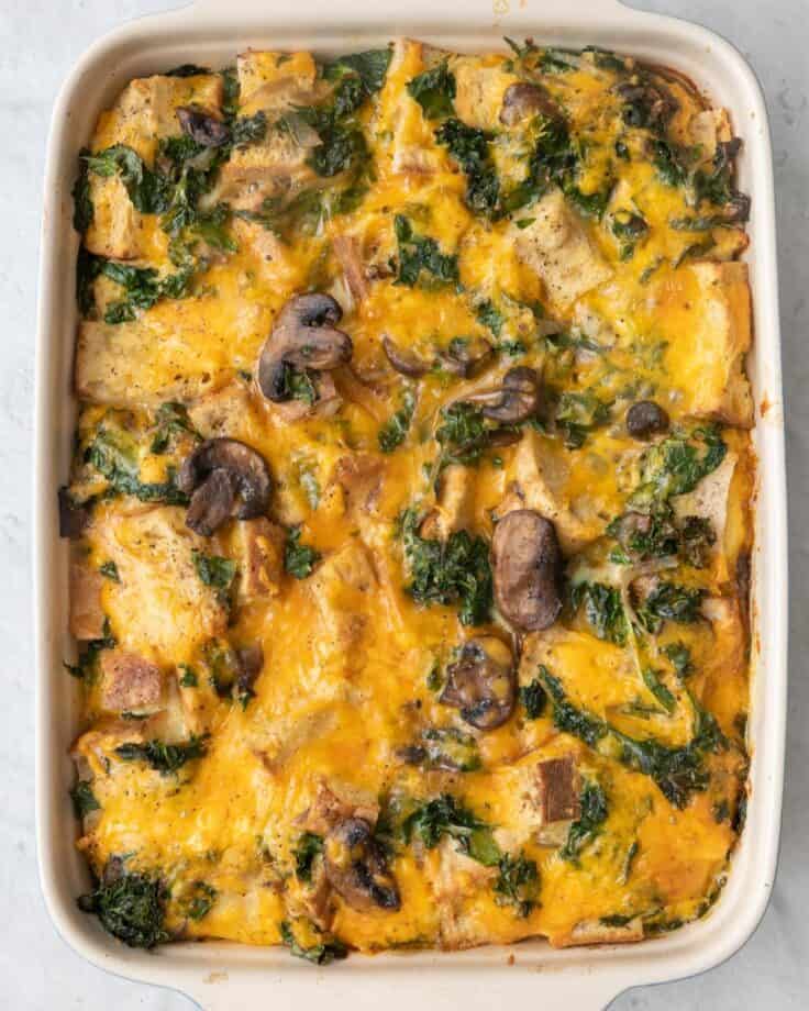 Cheesy Breakfast Egg Strata Recipe