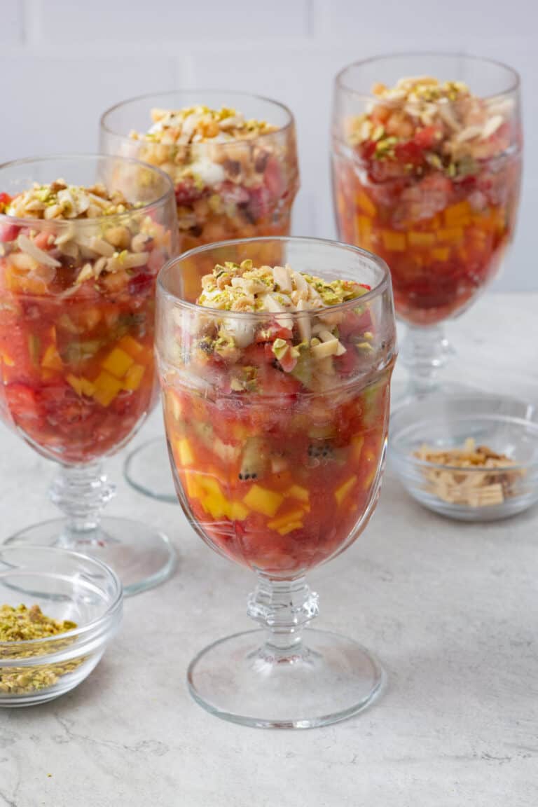 Lebanese Fruit Cocktail {The BEST Fruit Cocktail} - Feel Good Foodie